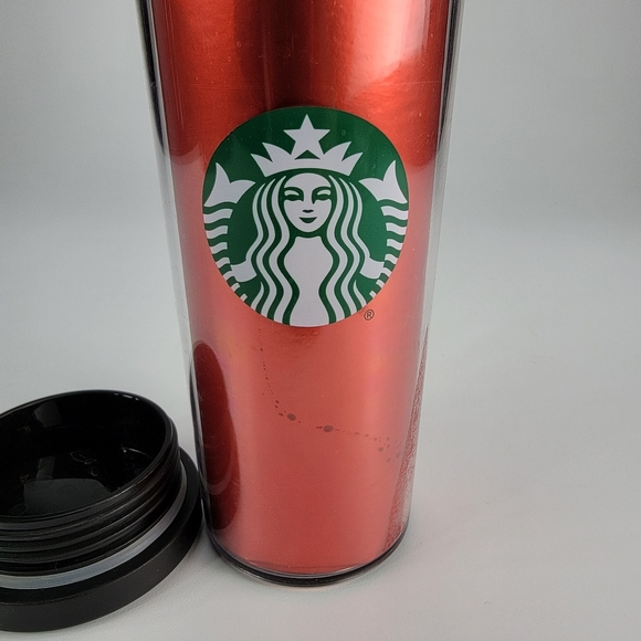 Starbucks | Kitchen | Starbucks Red Travel Mug 6 Oz Coffee Tumbler ...